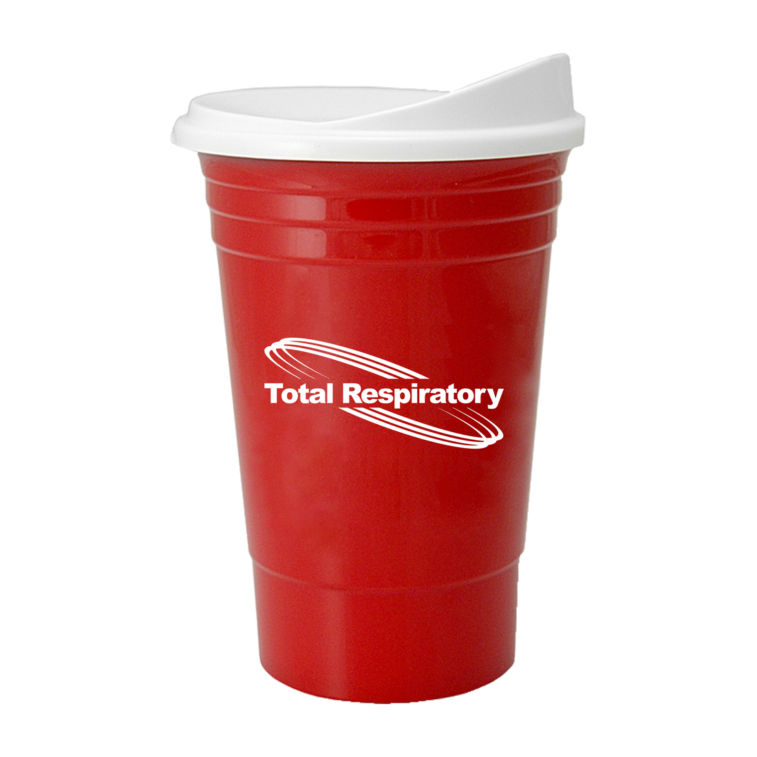 16 oz. Double Wall Insulated Plastic Cup w/ Lid – Total Respiratory
